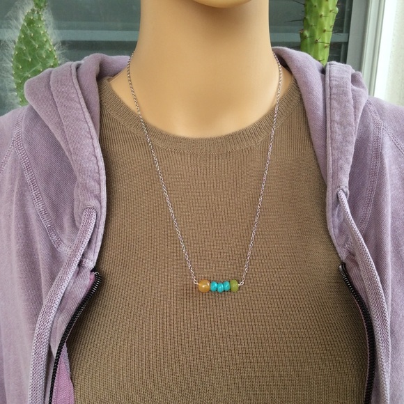 Hand Crafted | Jewelry | Handcrafted Sundance Charm Turquoise Necklace ...